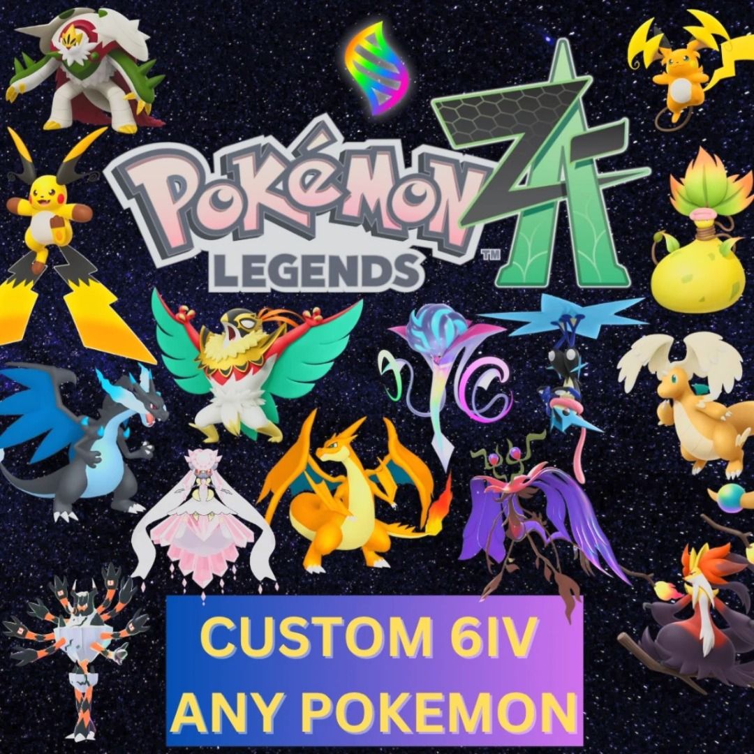 Pokemon Legends ZA/Z-A (6IV/BR/EV Trained/Alpha/Shiny) Every Legit ...