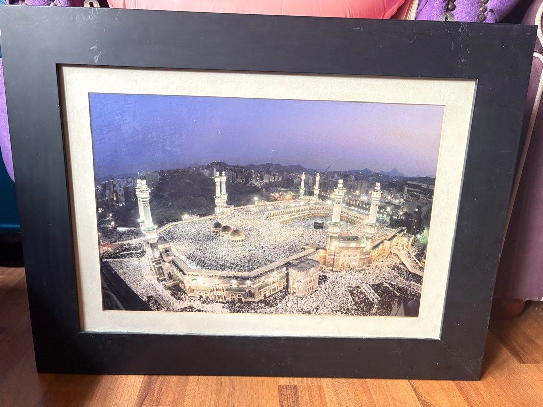 Potrait (Kaabah, Masjidil Haram & Madinah), Furniture & Home Living ...