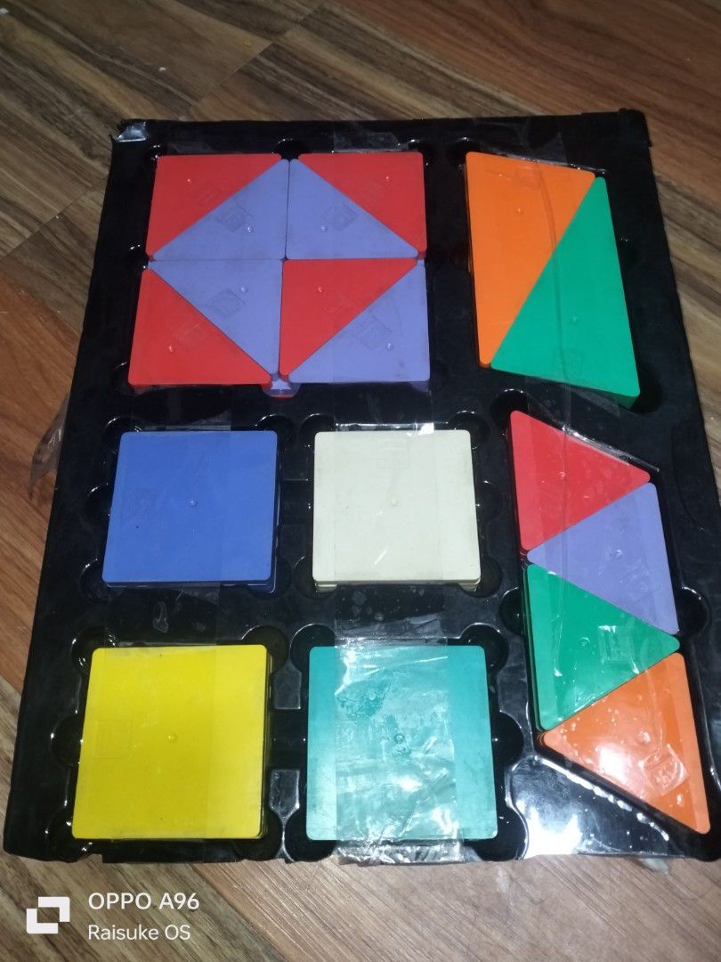 Pythagoras Puzzle /Magnetic Tiles, Hobbies & Toys, Toys & Games on ...