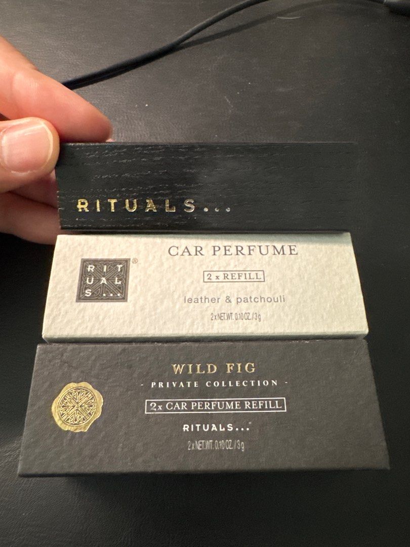 Rituals Car Perfume Refills - Leather & Patchouli, Wild Fig, 美容＆個人護理 ...