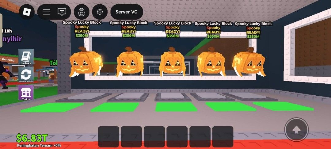 Roblox Spooky Lucky Block steal a brainrot, Video Gaming, Gaming ...