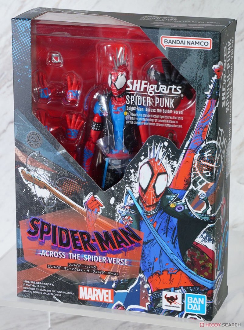 SHF Spider-Punk (ATSV), Hobbies & Toys, Toys & Games on Carousell