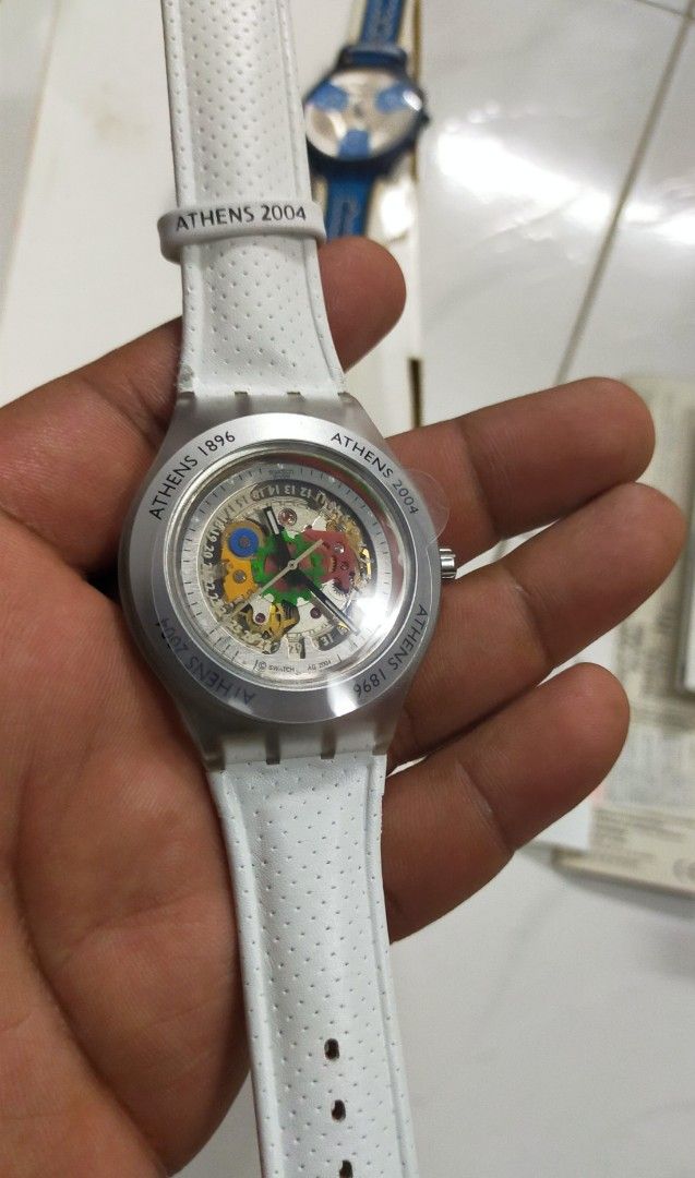 Swatch Athens 2004 Olympic Games Watch Set, Men's Fashion, Watches ...