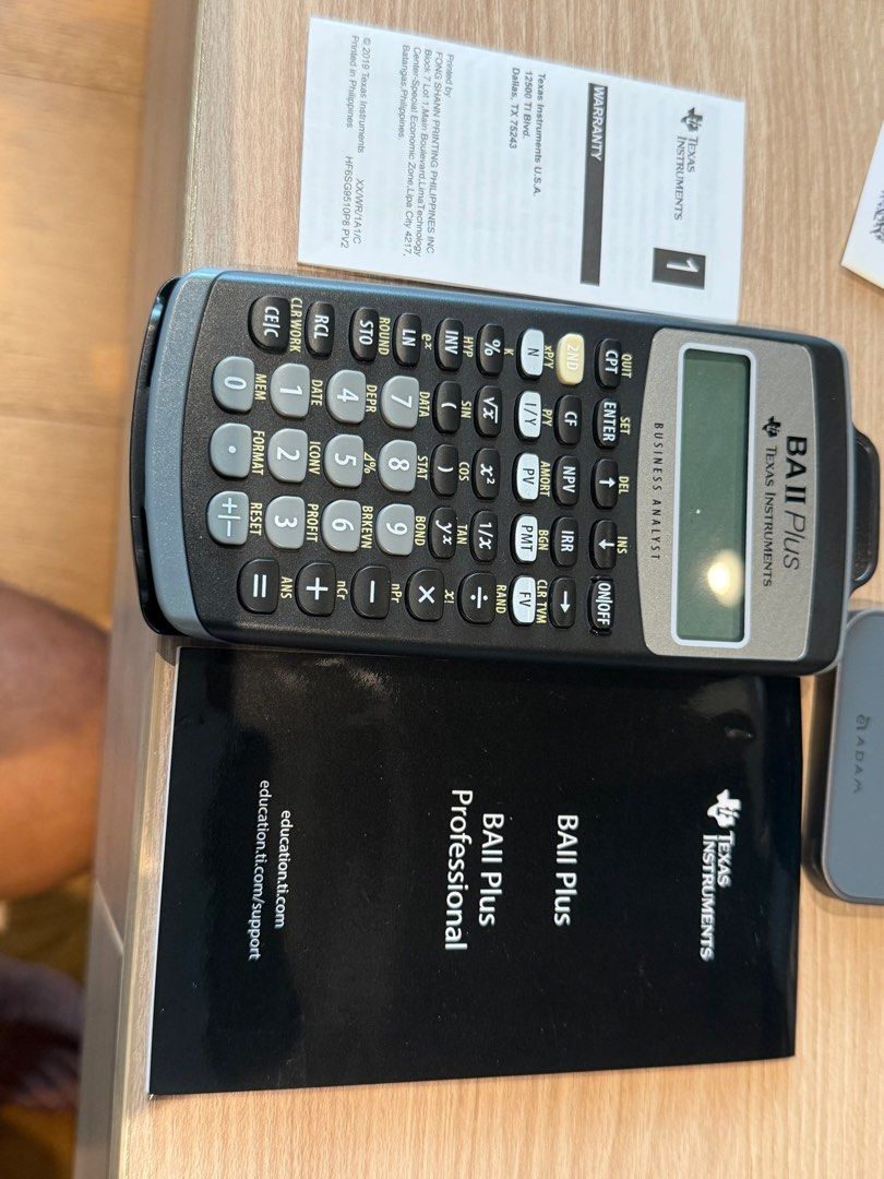Texas Instruments BAII Plus Professional Calculator, Mobile Phones ...