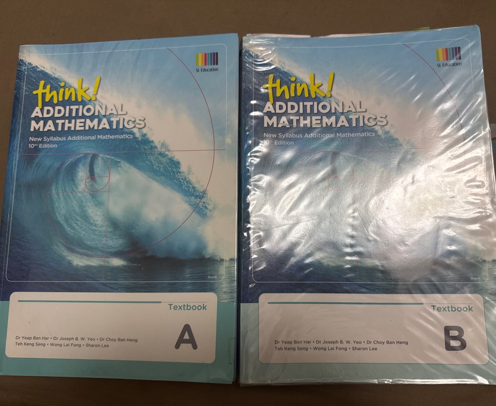 Think! Additional Mathematics Textbook, Hobbies & Toys, Books ...