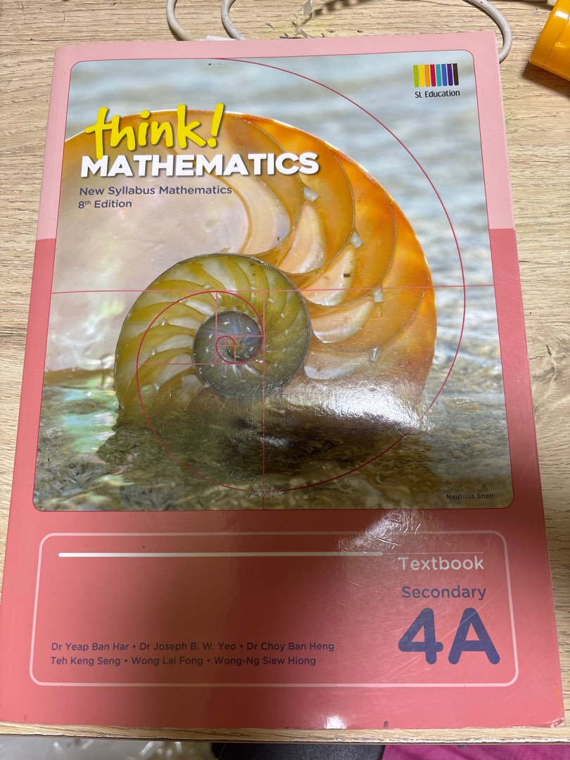 Think! Mathematics Textbook Secondary 4A, Hobbies & Toys, Books ...