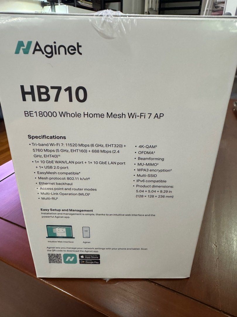 TP-Link Aginet HB710 BE18000 Whole Home Mesh Wi-Fi 7 AP, Computers ...