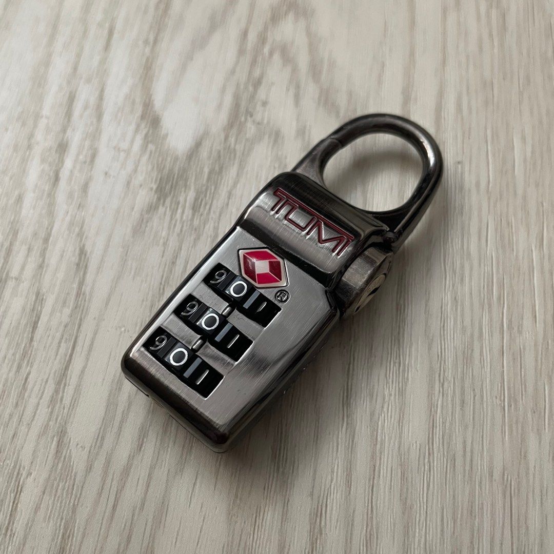 TUMI Palladium colour TSA002 Combination Lock, Hobbies & Toys, Travel, Luggage on Carousell