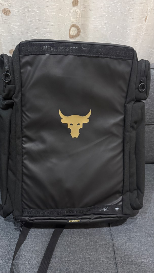 Under Armour Project Rock Duffle Backpack, Men's Fashion, Bags ...