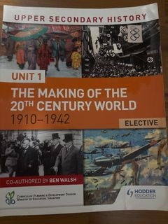 Upper Secondary History Textbook - The Making of the 20th Century World ...