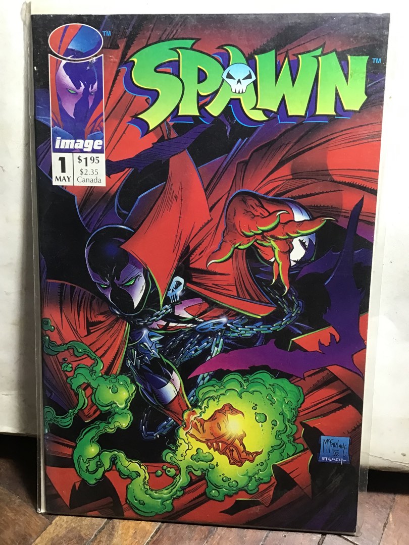 VINTAGE Spawn #1 IMAGE COMIC BOOK Todd Mc Farlane FIRST PRINTING 1992 ...