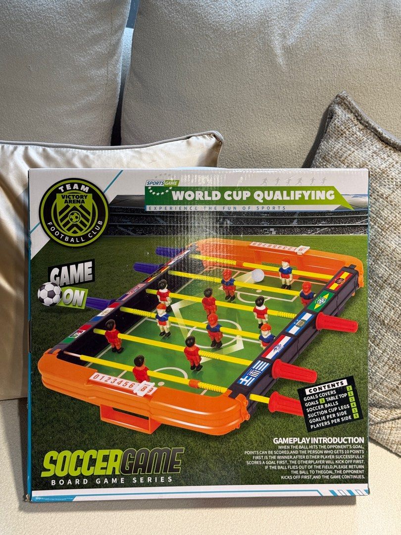 World Cup Qualifying Soccer Board Game, Hobbies & Toys, Toys & Games on ...