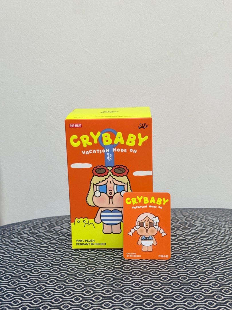WTS - Crybaby Vacations Mode On Series -Vinyl Plush Pendant (Chilling ...