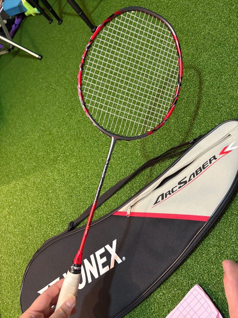 Yonex Arcsaber 11 pro Badminton Racket - like new, Sports Equipment, Sports & Games, Racket ...
