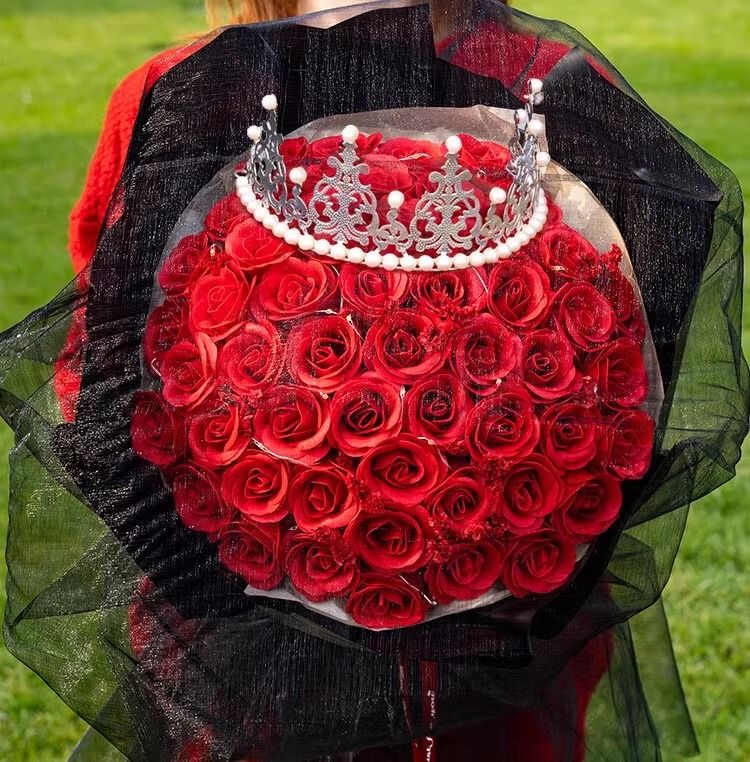 🌹 Premium 99 Princess Fairy Red Rose Bouquet for Birthday / Valentines ...