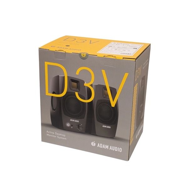 Adam audio D3v active desktop monitoring system with USB-C connection ...