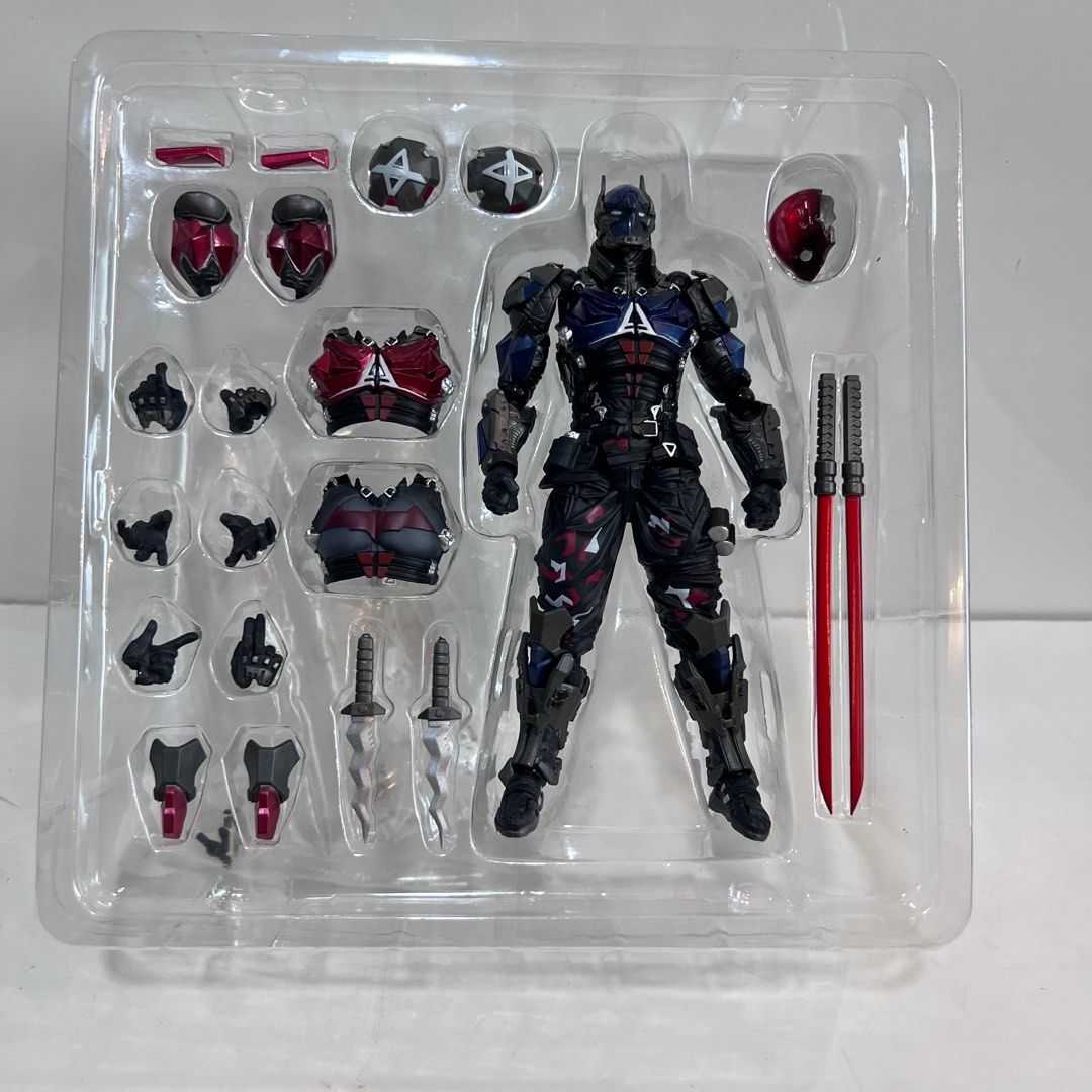 Amazing Yamaguchi No.024 Arkham Knight Batman Action Figure, Hobbies ...
