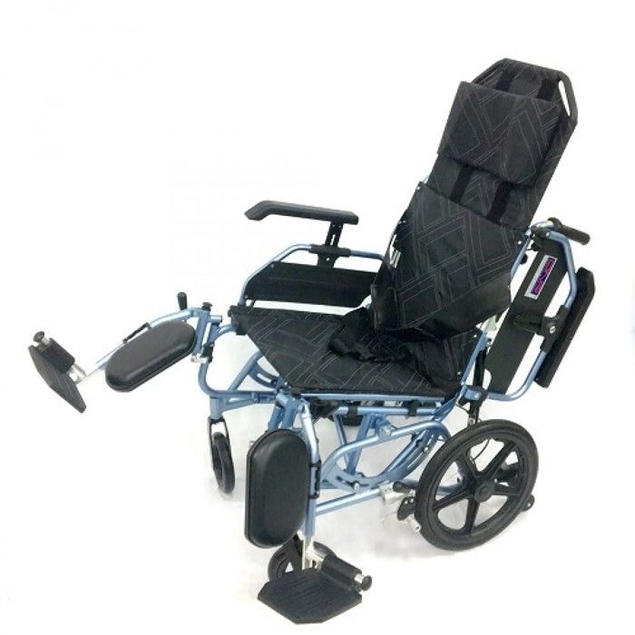 APLUS Lightweight, Tilt-in-Space Wheelchair with Elevating Footrest ...