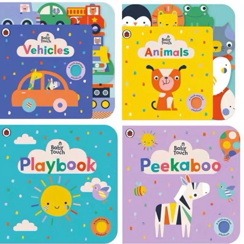 Baby Touch Playbook Set - Vehicles, Animals, Playbook, Peekaboo ...