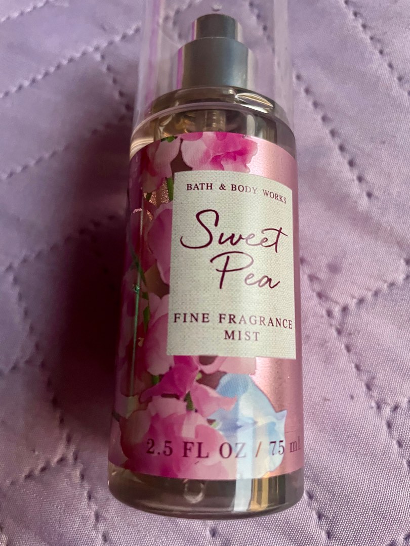 Bath & Body Works Sweet Pea Fine Fragrance Mist, Beauty & Personal Care ...
