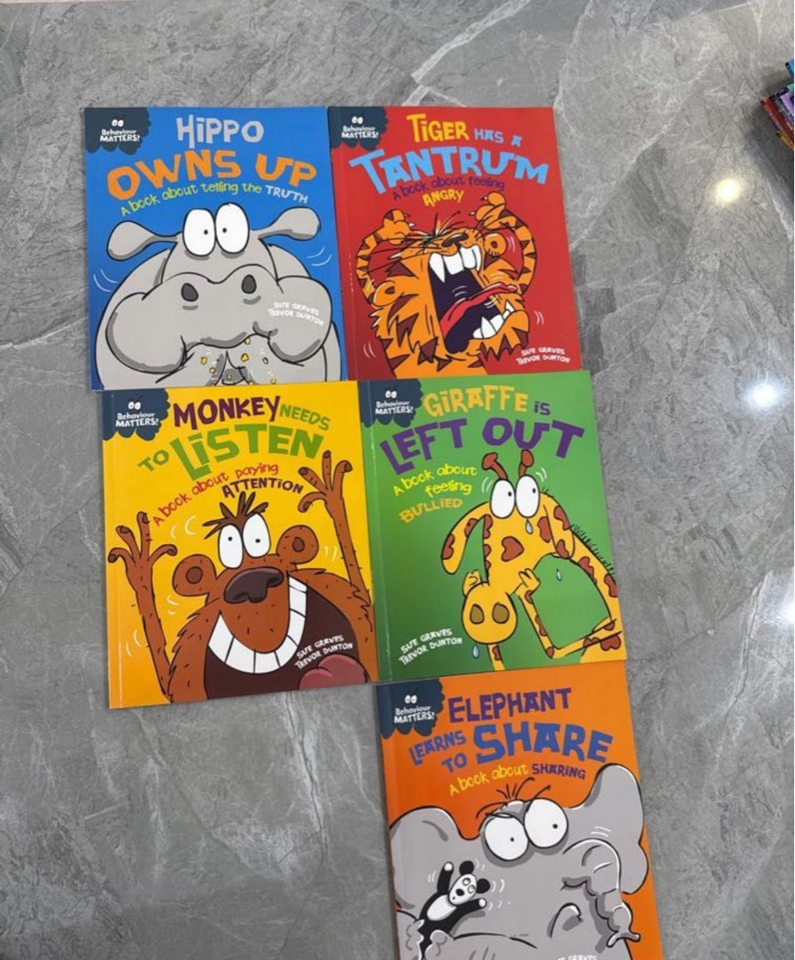 Behavior Matters Children's Books - Set of 5, Hobbies & Toys, Books ...