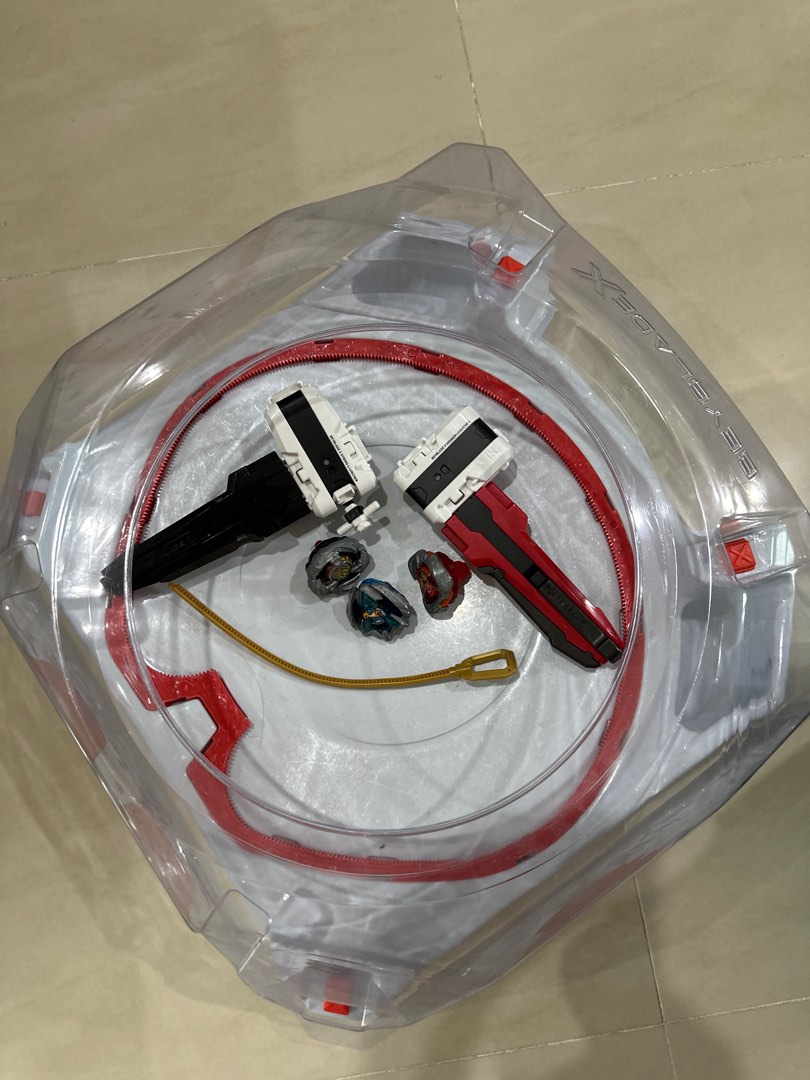 Beyblade X stadium and beys and launchers, Motorcycles, Motorcycle ...