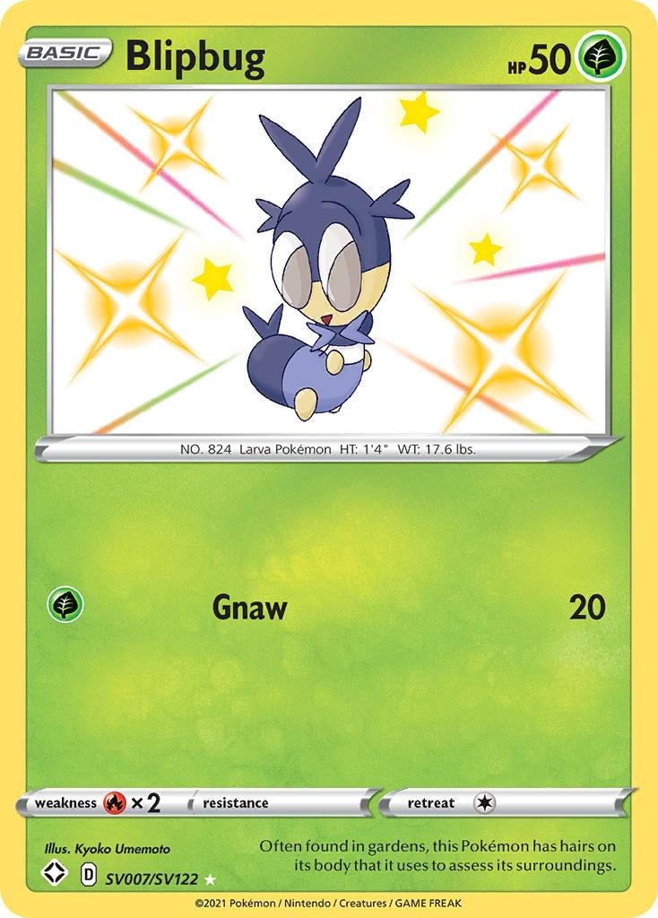 Blipbug #SV007 Pokemon Shining Fates, Hobbies & Toys, Toys & Games on ...