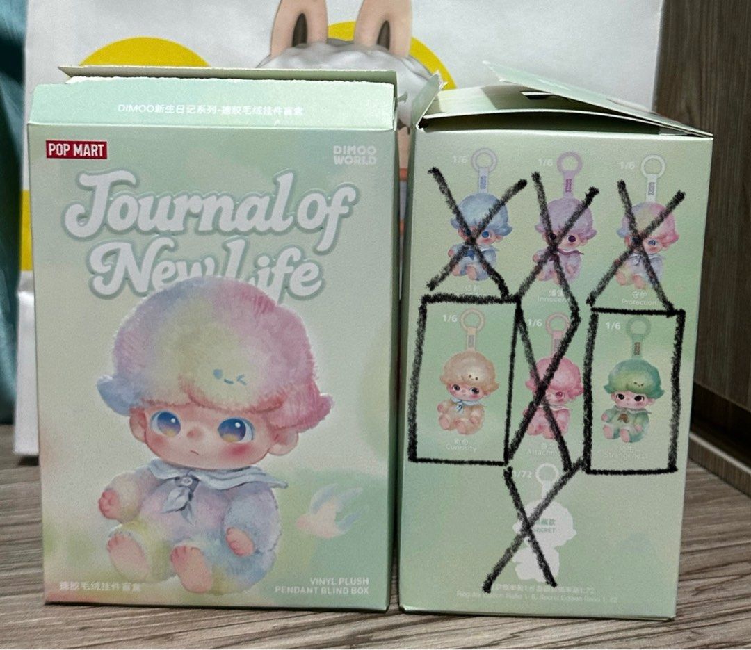 [BNIF] DIMOO Journal of New Life Series-Vinyl Plush Pendant Blind Box ...