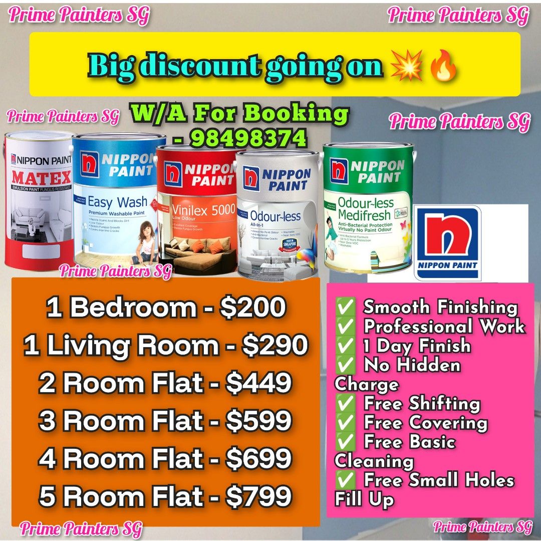 Cheap Painting Service,Cheapest Price,Painting Service SG , House ...
