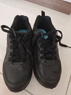 BNIB Checker Black School Shoes Size 36, Babies & Kids, Babies & Kids ...