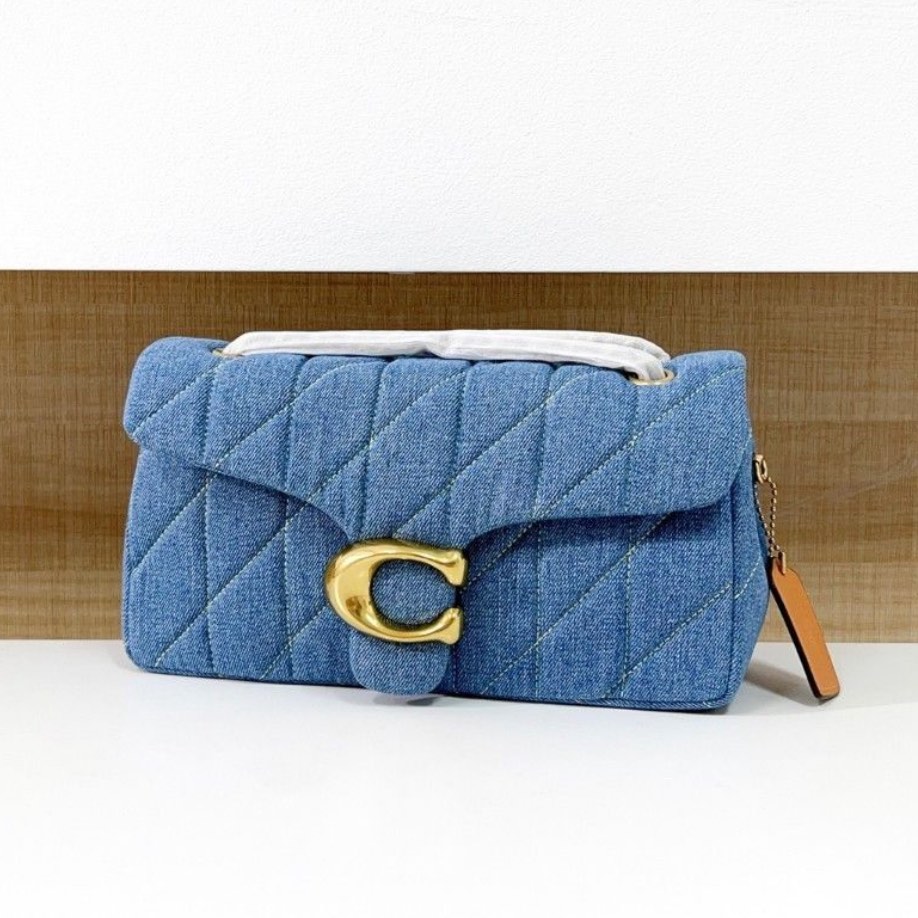 Coach Demin Quilted Bag, Luxury, Bags & Wallets on Carousell