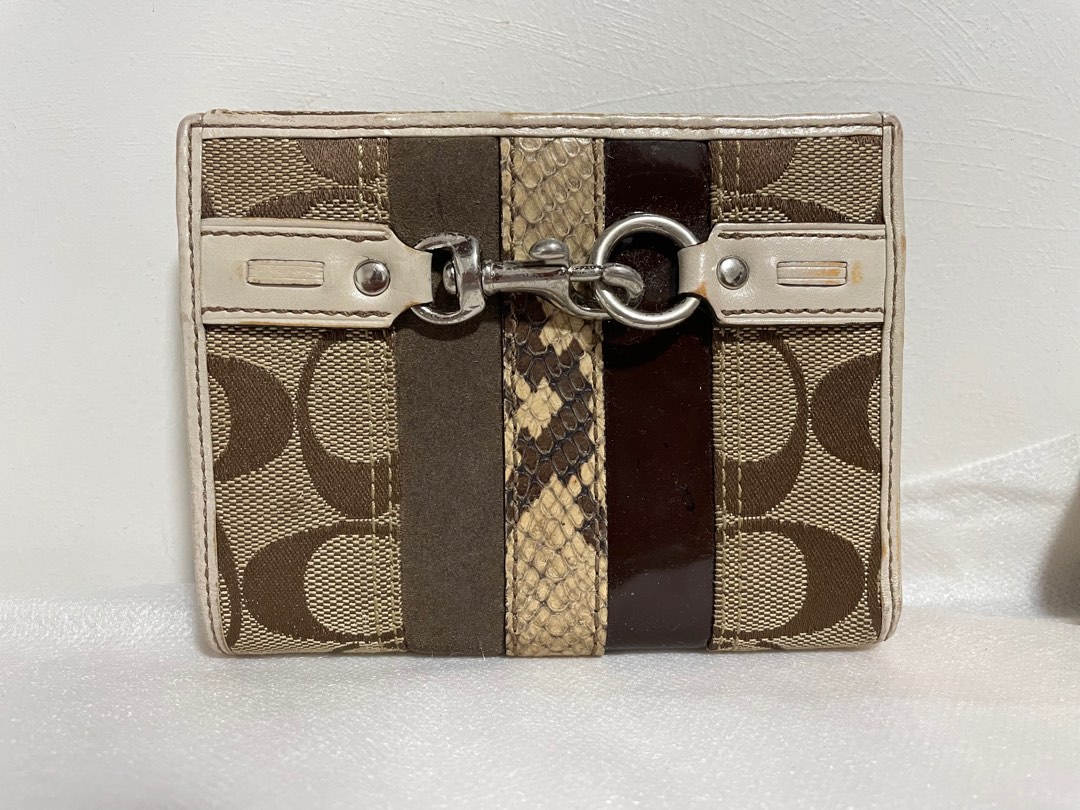 Coach Signature Patchwork bifold Wallet, Luxury, Bags & Wallets on ...