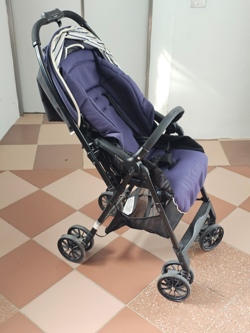 Combi Mecha Light Stroller - Navy Blue, lightweight and compact, Babies ...