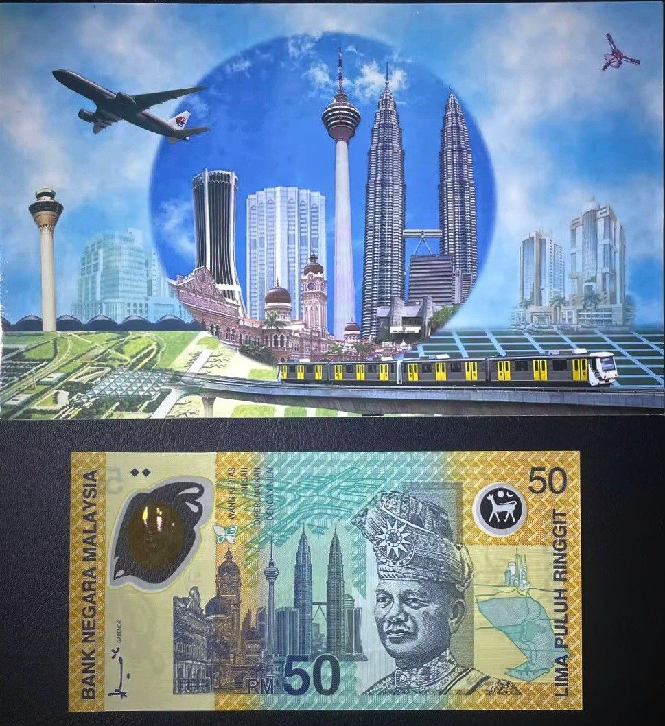Commemorative Banknote SUKOM RM50 UNC With Folder | Malaysia KL XVI ...