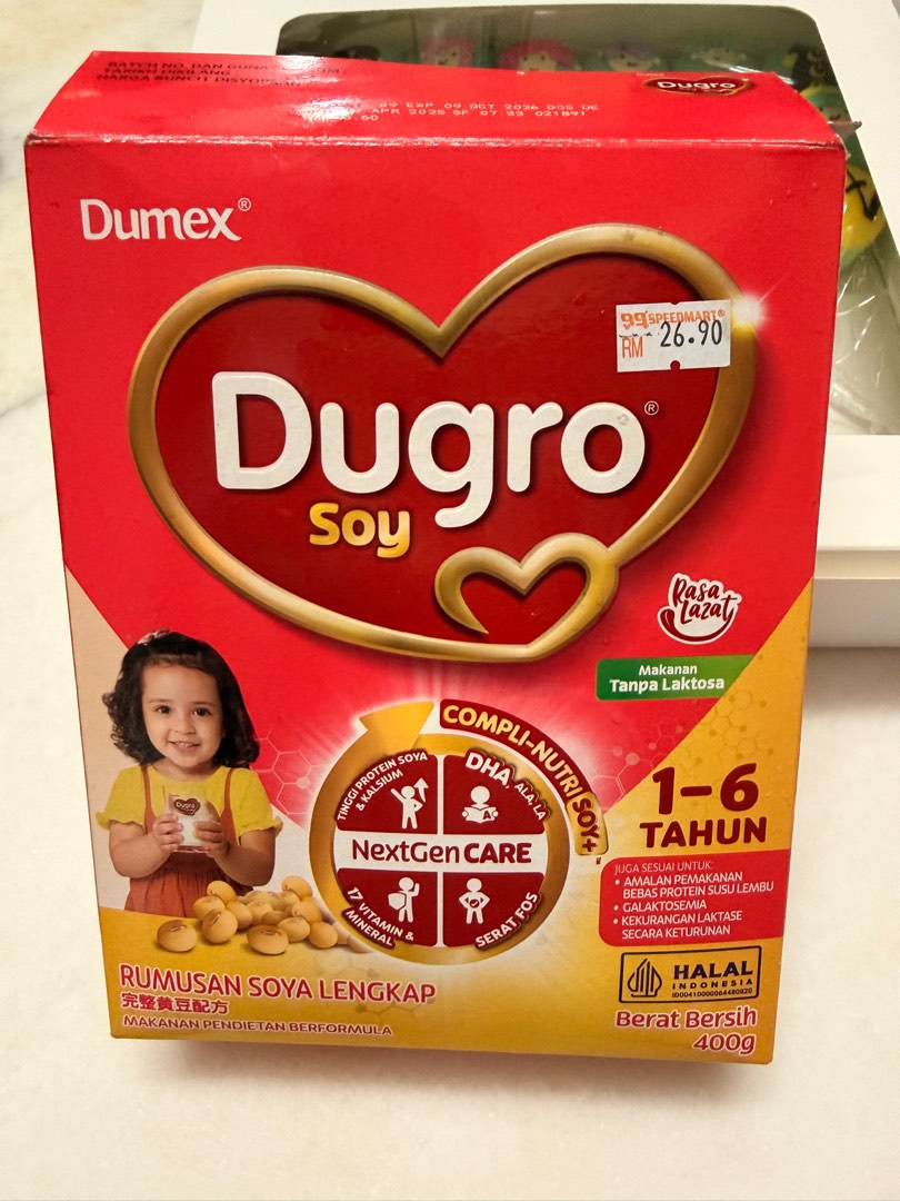 Dumex Dugro Soy 1-6 Years 400g, Babies & Kids, Nursing & Feeding ...