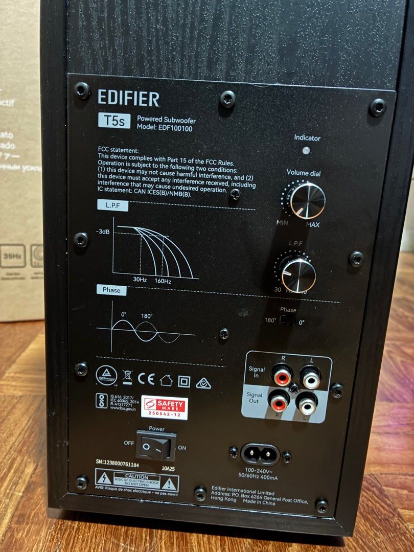 Edifier T5s 70W Subwoofer, Audio, Soundbars, Speakers & Amplifiers on ...