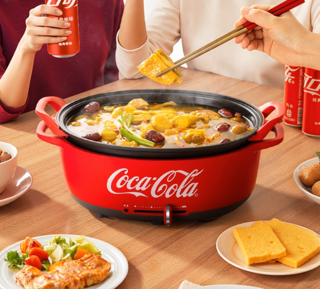 [Free Delivery] Coca-Cola Electric Hot Pot / Multi-Functional Split ...