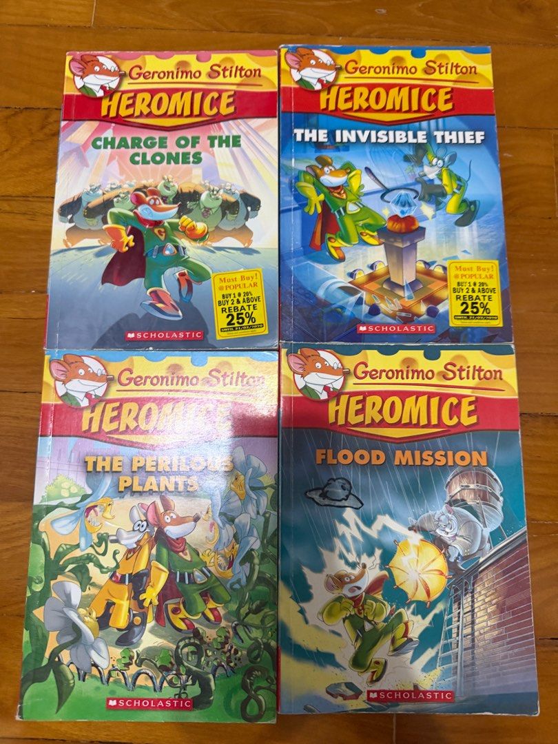 Geronimo Stilton Heromice Book Set (DELETING LISTING IN 3 DAYS ...