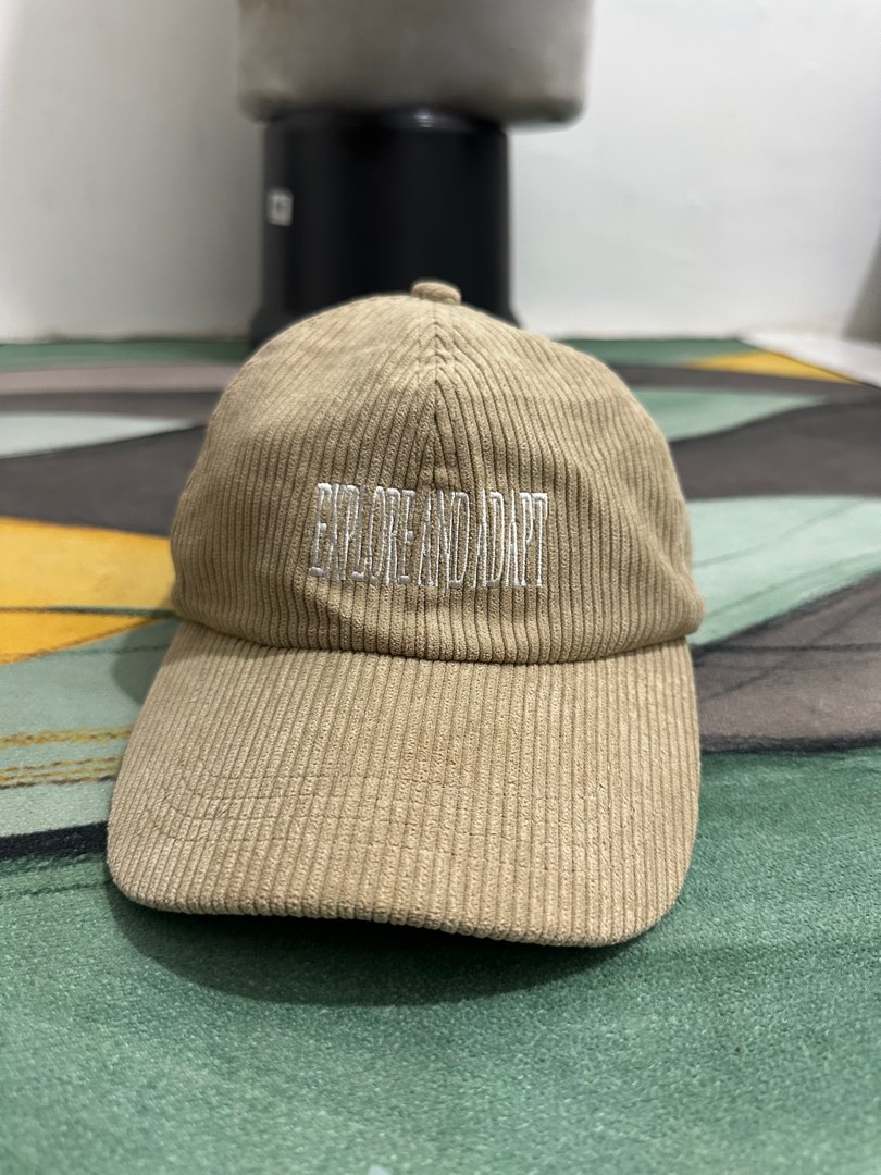 GU Corduroy Cap, Men's Fashion, Watches & Accessories, Cap & Hats on ...