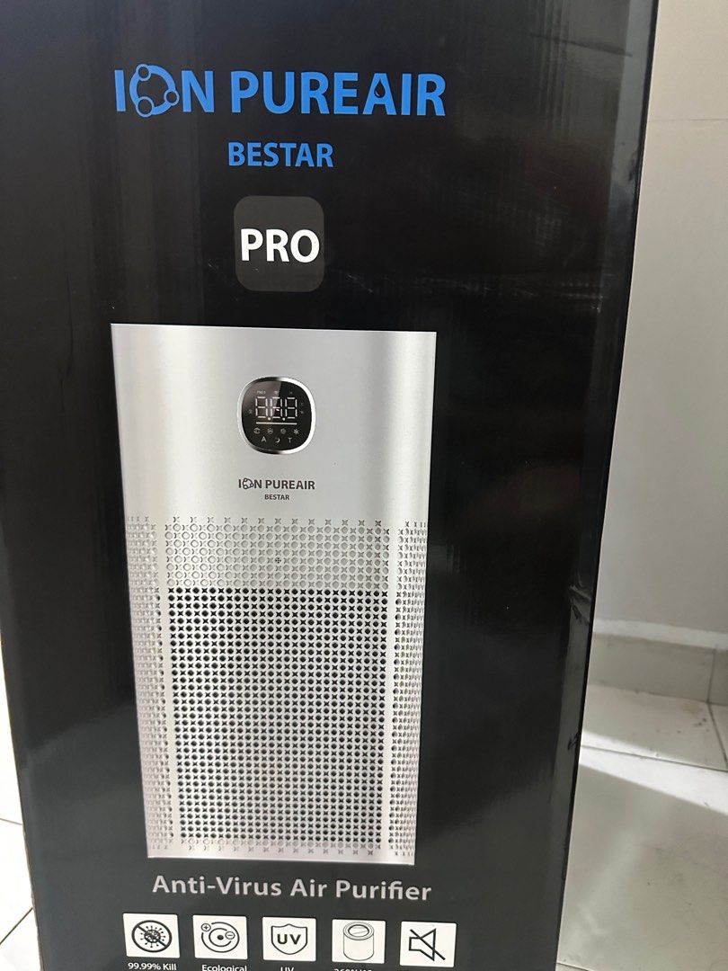 ION PUREAIR BESTAR PRO Air Purifier - Brand New, TV & Home Appliances ...