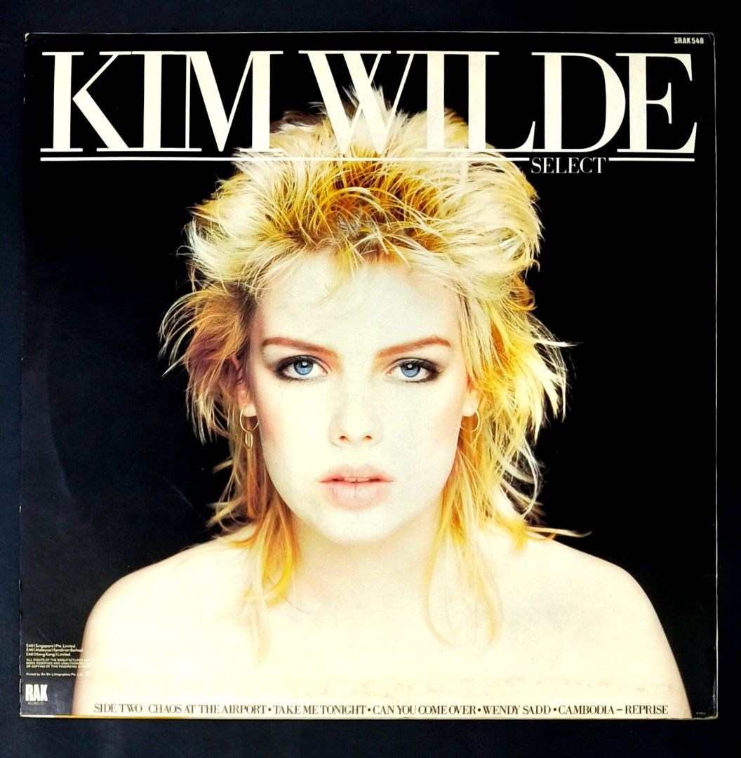 Kim Wilde - Select (Vinyl, LP, MY, 1982), Hobbies & Toys, Music & Media ...