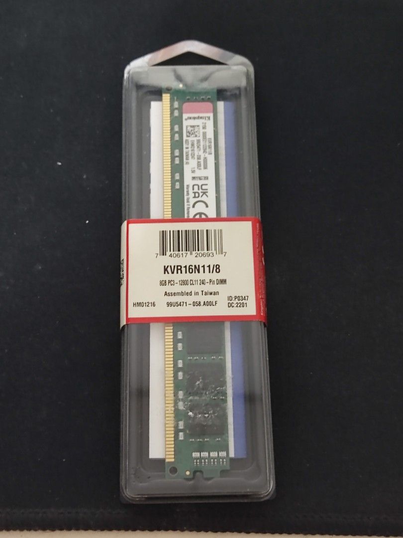 Kingston KVR16N11/8 RAM, Computers & Tech, Parts & Accessories ...