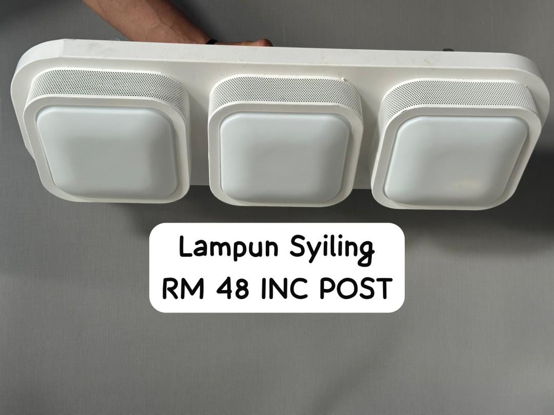 lampu siling, Furniture & Home Living, Lighting & Fans, Lighting on ...