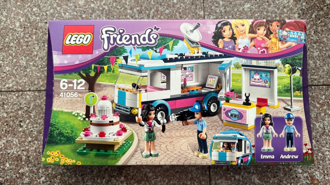 LEGO Friends 41056 News Van Set, Hobbies & Toys, Toys & Games on Carousell