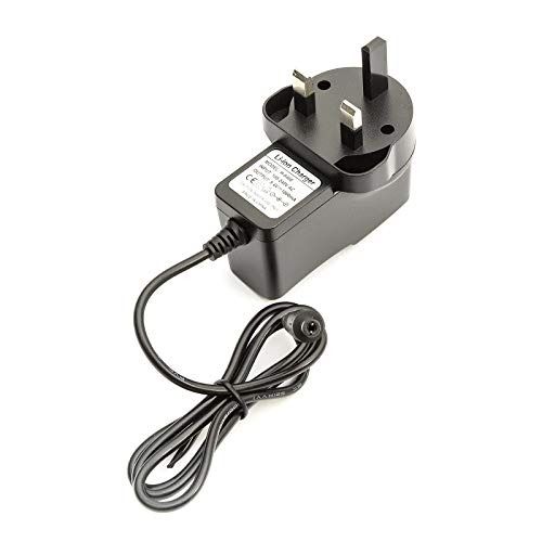 Lithium Battery Charger AC Power Adapter 8.4v UK Plus Bicycle Cycle Bike Head Light Torch 2 Pin ...