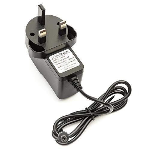 Lithium Battery Charger AC Power Adapter 8.4v UK Plus Bicycle Cycle Bike Head Light Torch 2 Pin ...