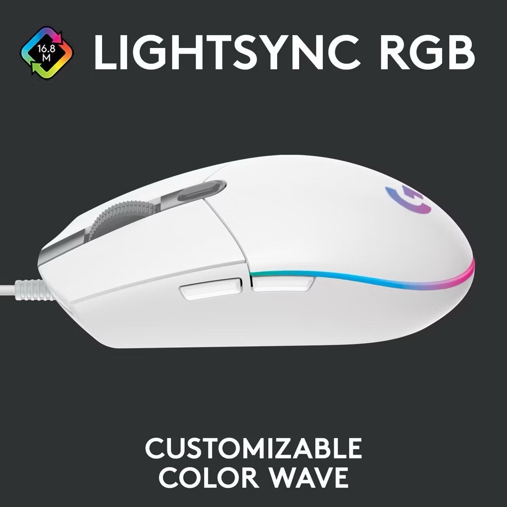 Logitech Mouse in white, Computers & Tech, Parts & Accessories, Mouse ...
