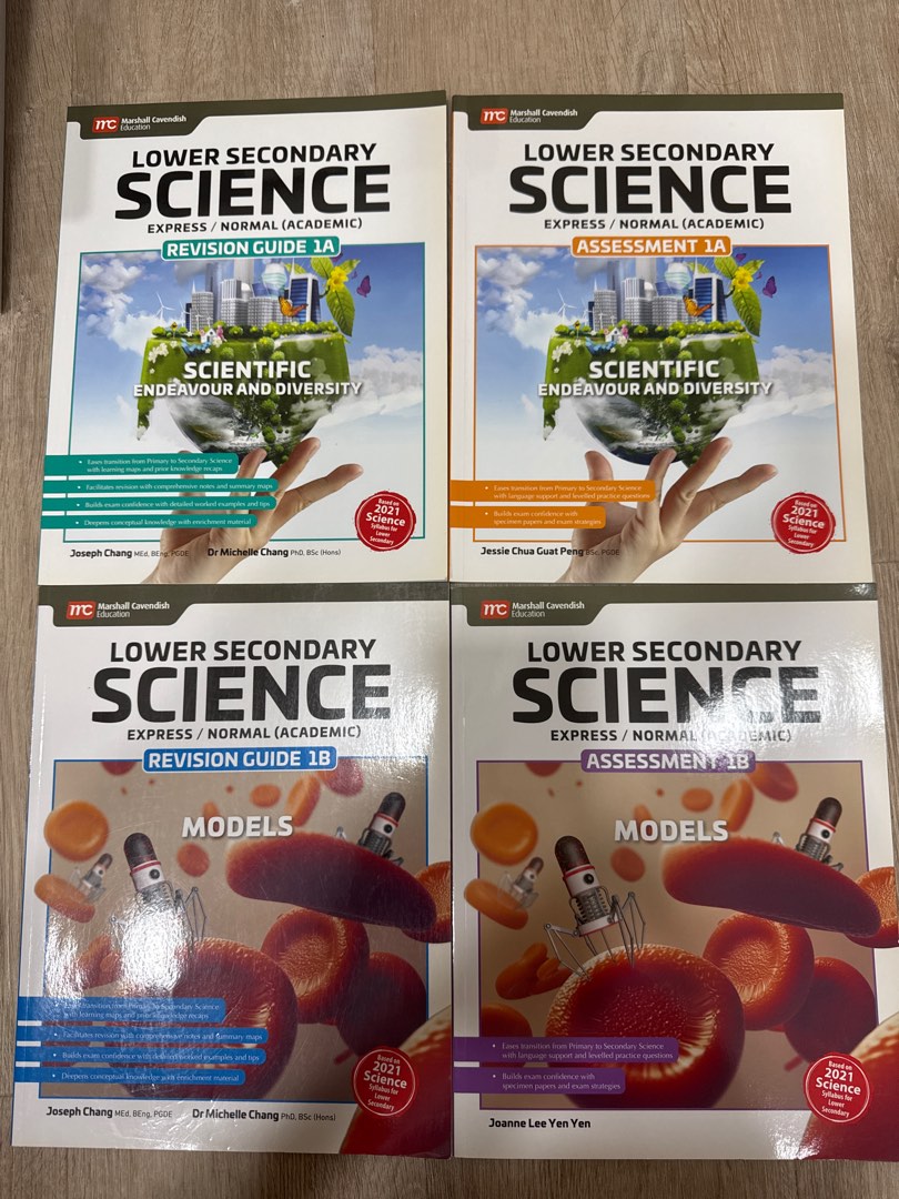 Lower Secondary Science Textbook Set (1A & 1B), Hobbies & Toys, Books ...