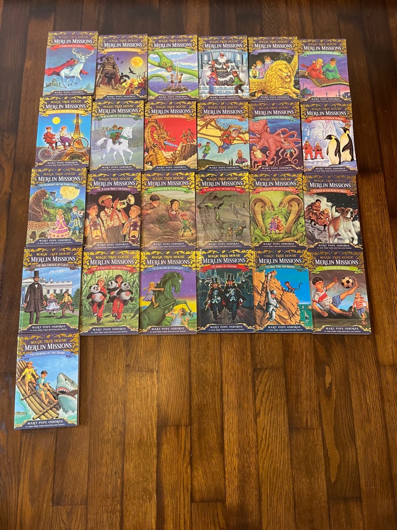 Magic Tree House Merlin Missions Books 1-25, Hobbies & Toys, Books ...