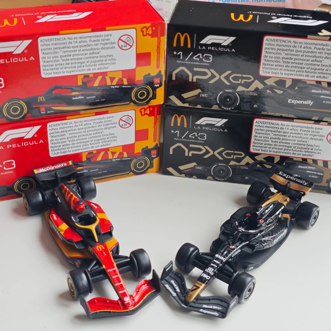 Mcdonalds x F1 Movie APXGP Car, Hobbies & Toys, Collectibles ...